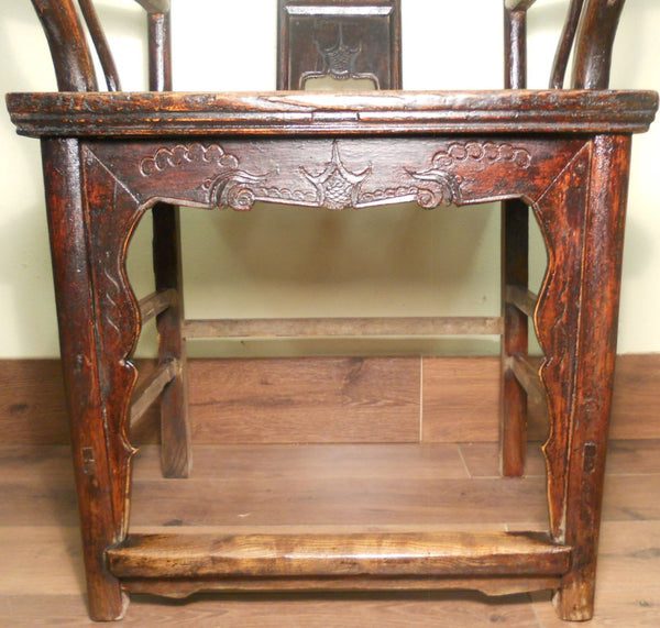 Antique Chinese High Back Chairs (Pair) (5936), Circa 1800-1849 ...